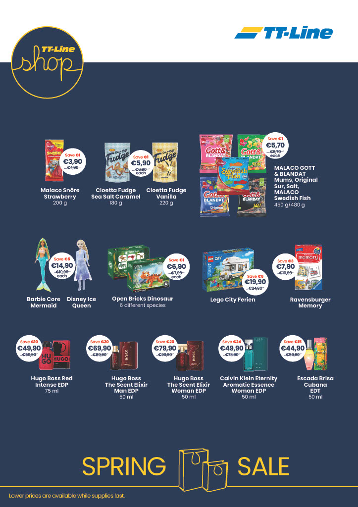 Shop onboard | TT-Line